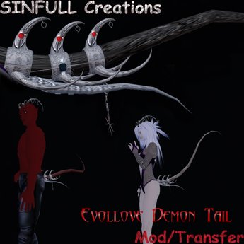 Second Life Marketplace - Sinfull Evollove Demon Tail